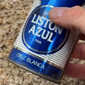 Other | Vintage Liston Azul Fina Beer Can Cruz Blanca Mexico Steel Pull ...